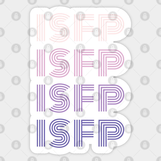 ISFP MBTI - Isfp - Sticker | TeePublic
